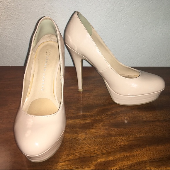 LC Lauren Conrad | Shoes | Lauren Conrad Nude Platform Heels | Poshmark